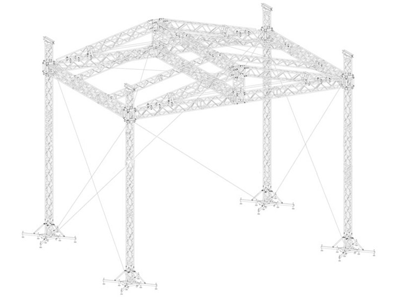 Eurotruss SR-30 ST/PRO DECK 12x10m Package - Staging - Trussing ...